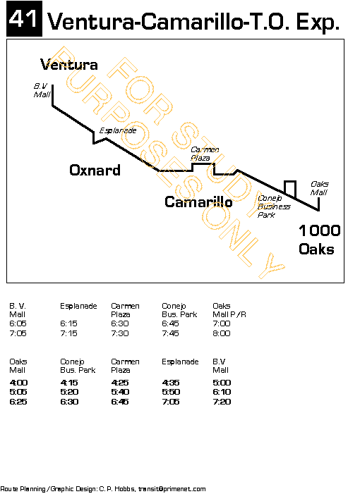 Integrated bus service for Ventura County