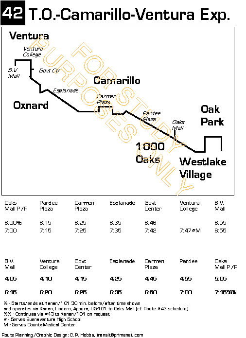 Integrated bus service for Ventura County